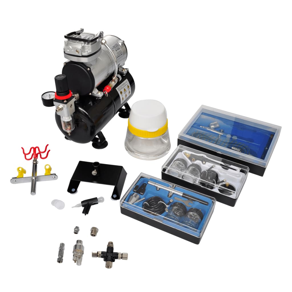 Airbrush Compressor Set With 3 Guns – Bargains by DJ